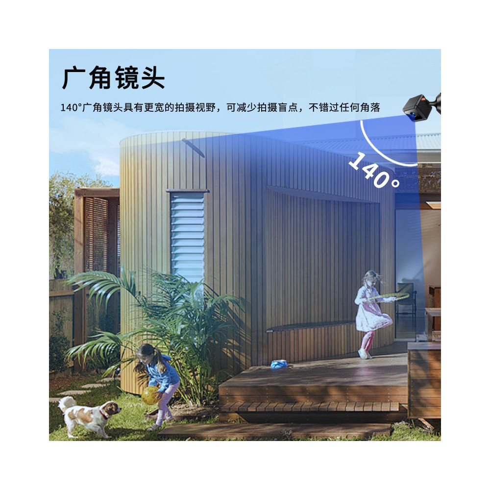 W02 1080P Mini WiFi Security Camera with Night Vision